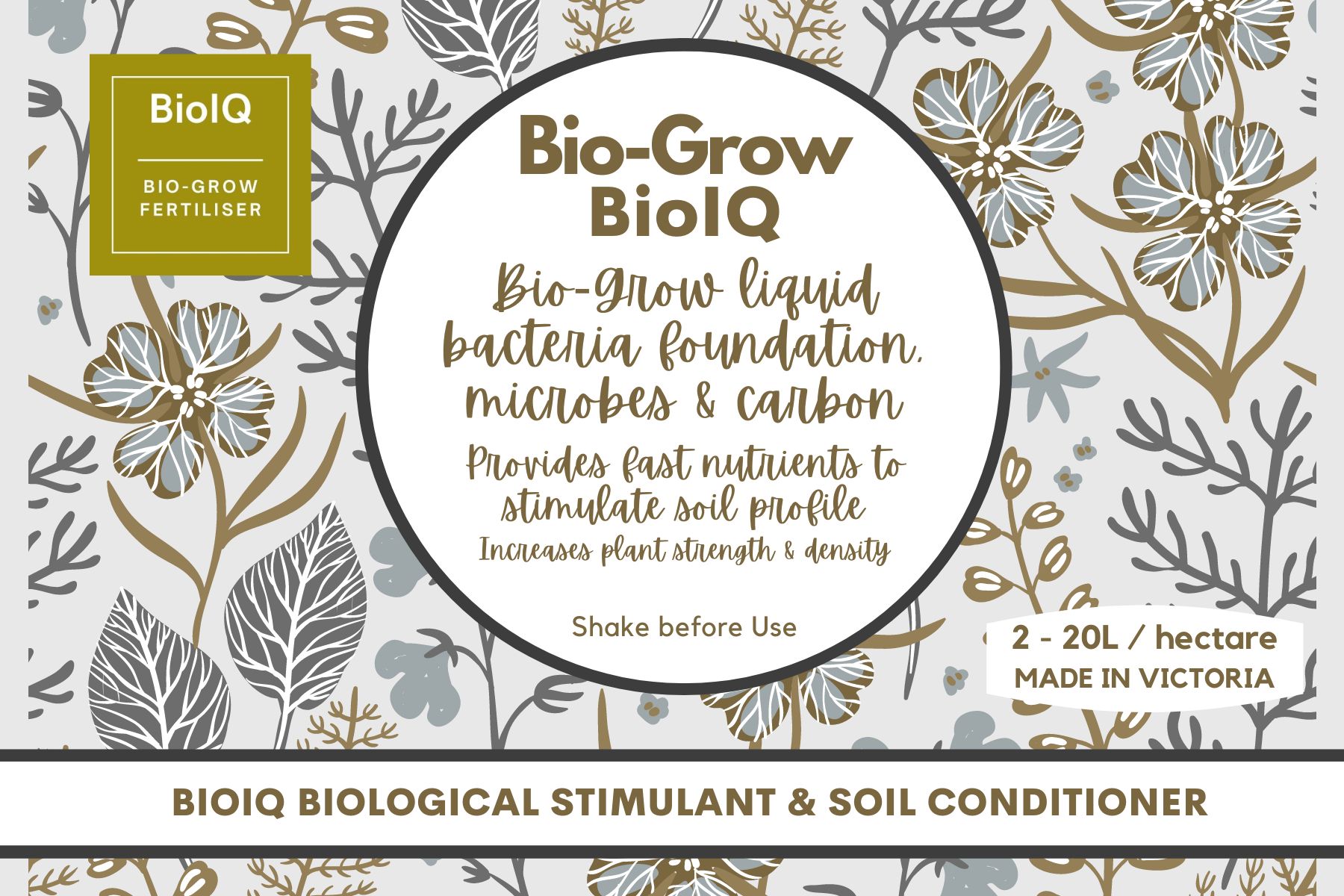 BioIQ Bio-Grow Foundation Bacteria